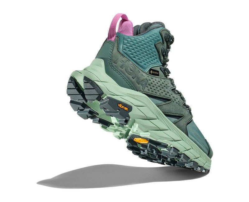 Hoka ANACAPA MID GTX Mujer TRELLIS/GREEN — Tri For Fun