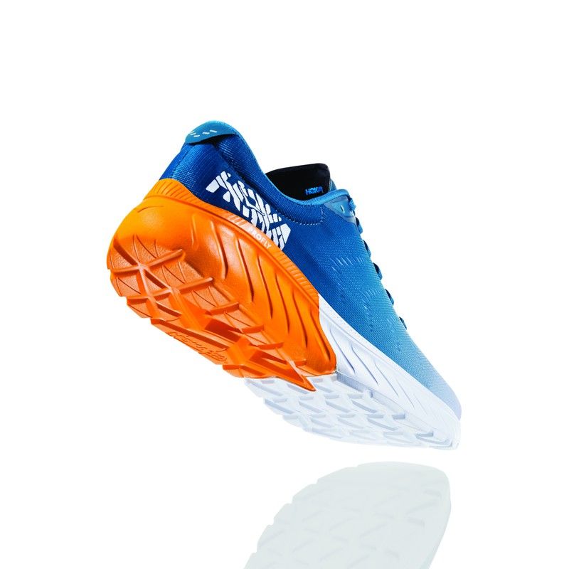 Hoka MACH 2 BLUE/MARIGOLD — Tri For Fun