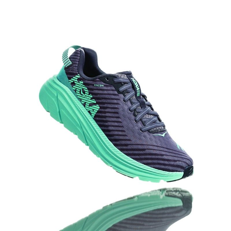 HOKA RINCON CHARCOAL GREY / AQUA SKY — Tri For Fun